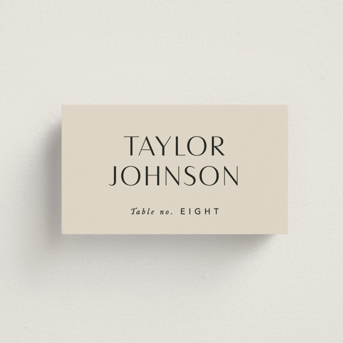 Amara Place Cards by Robert and Stella | Minted