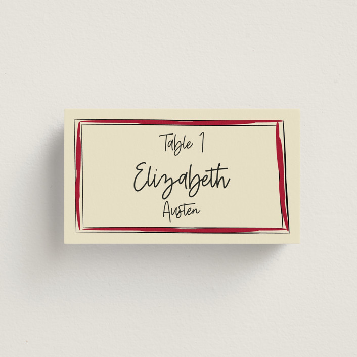 Modern Love Place Cards by Helena Vitto | Minted