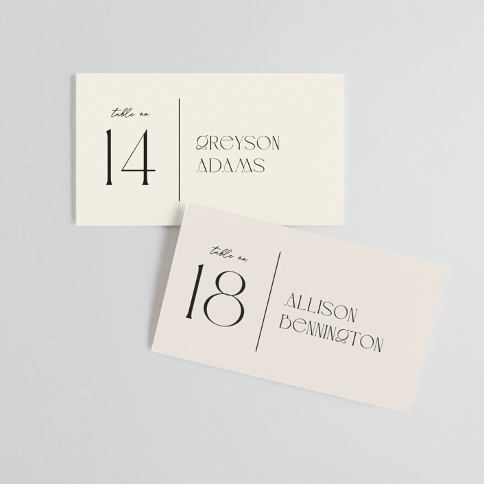 The Manor Place Cards by Pixel and Hank | Minted