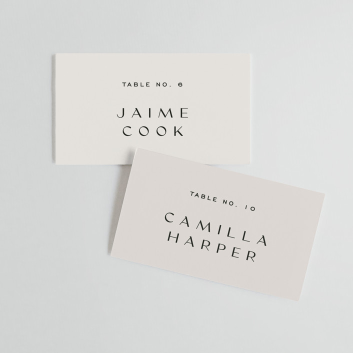Wine Label Place Cards by Owl and Toad | Minted