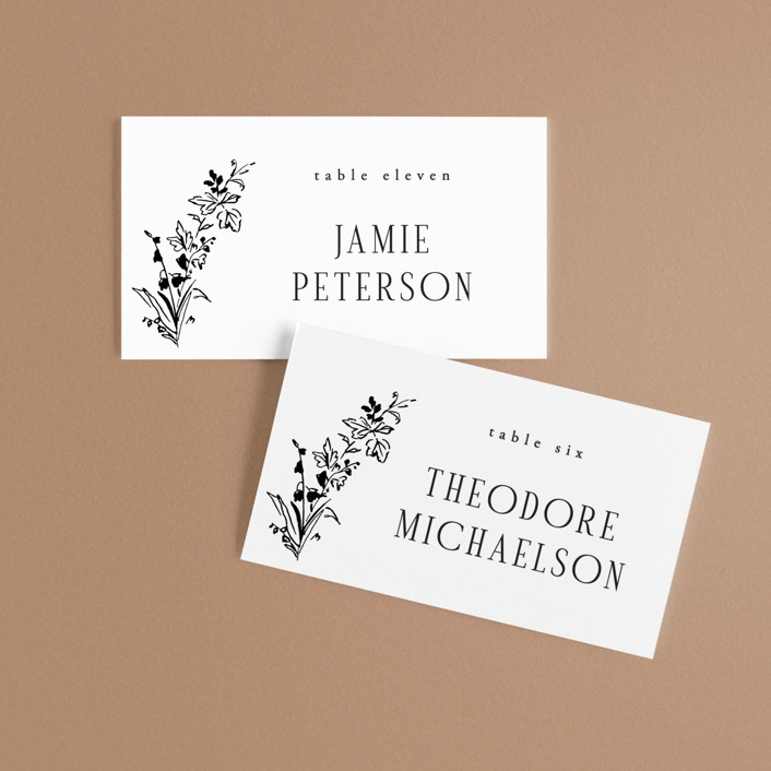 Quintessential Place Cards by Everett Paper Goods | Minted