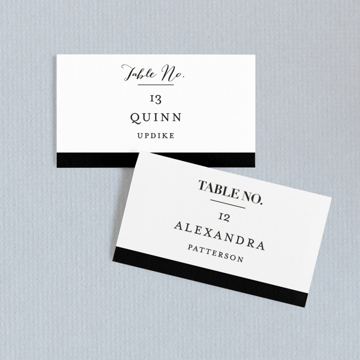 The Minimalist Place Cards by Kelly Schmidt | Minted