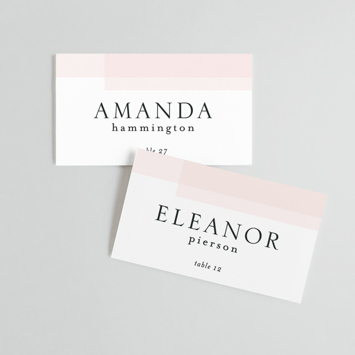 Transparent Place Cards by Erin Deegan | Minted