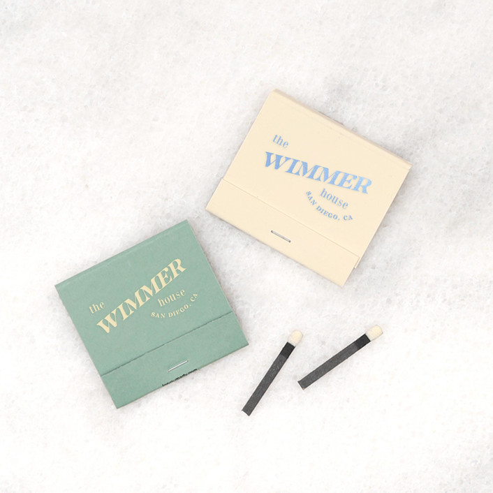 Bold Family Name House Matchbooks, set of 50 Party Matches and ...