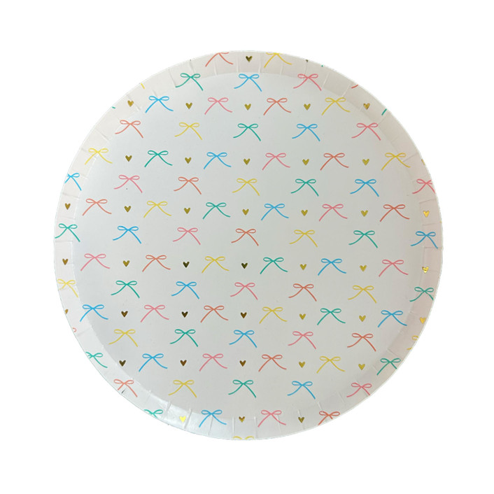 Bows Dinner Plates - Set of 8 Party Plates and Bowls by Jollity and Co ...