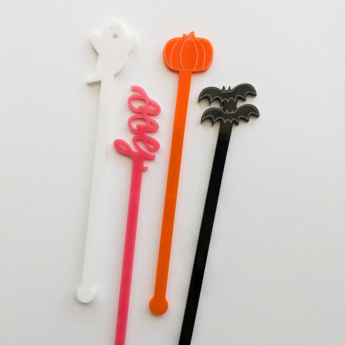 Halloween Stir Sticks - set of 4 Party Stir Sticks by Karen Martinez ...