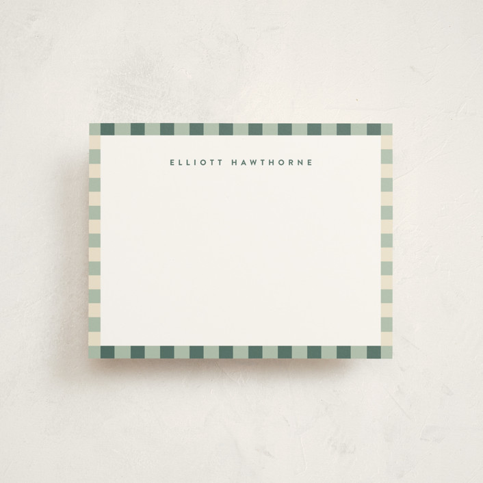Refined Stripe Personalized Stationery by Olivia Raufman | Minted