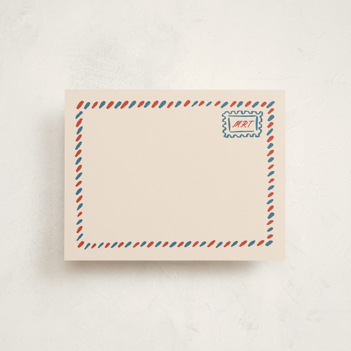 Postcard Personalized Stationery by Claudia Orengo | Minted
