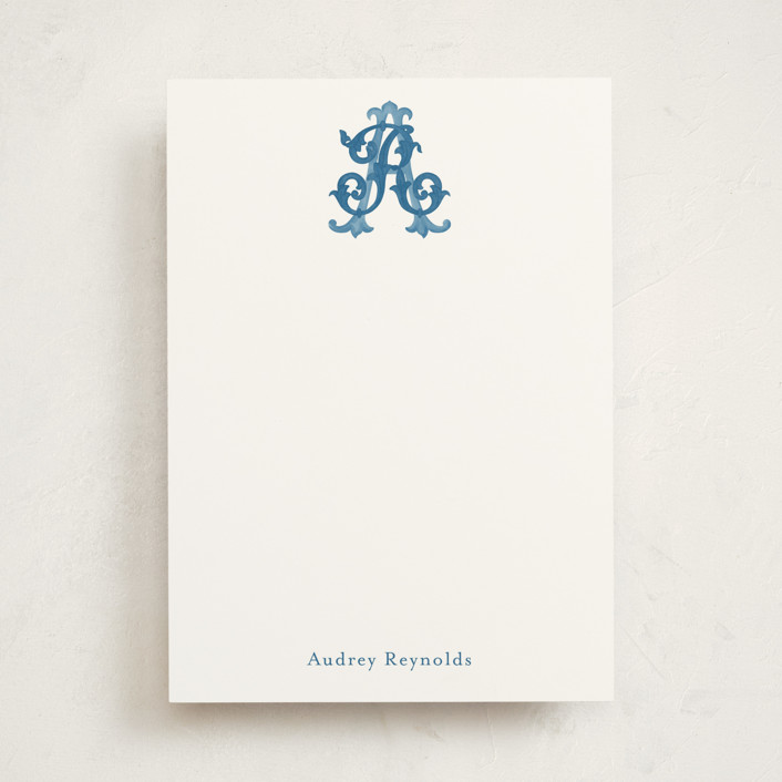 New Orleans Crest 5x7 Personalized Stationery by Jenna Holcomb | Minted