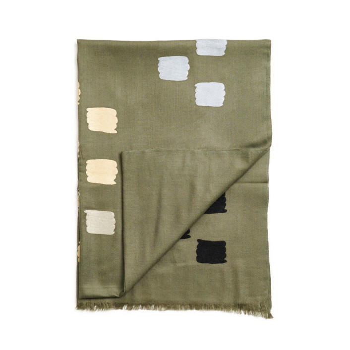 Sahara Hand Woven Hand Embroidered Scarf Pashminas by Anjali Purohit ...