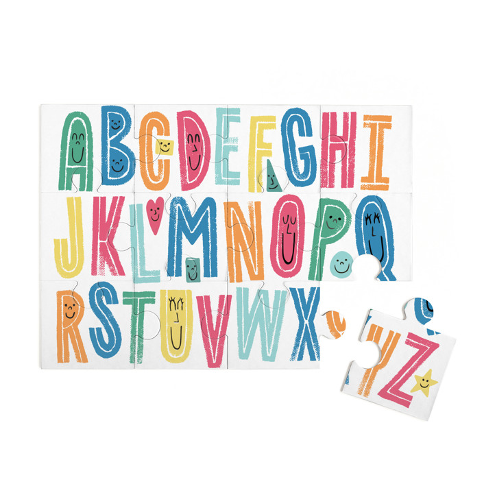Alphabet Buddies 12 Piece Art Puzzle by Jessie Steury | Minted