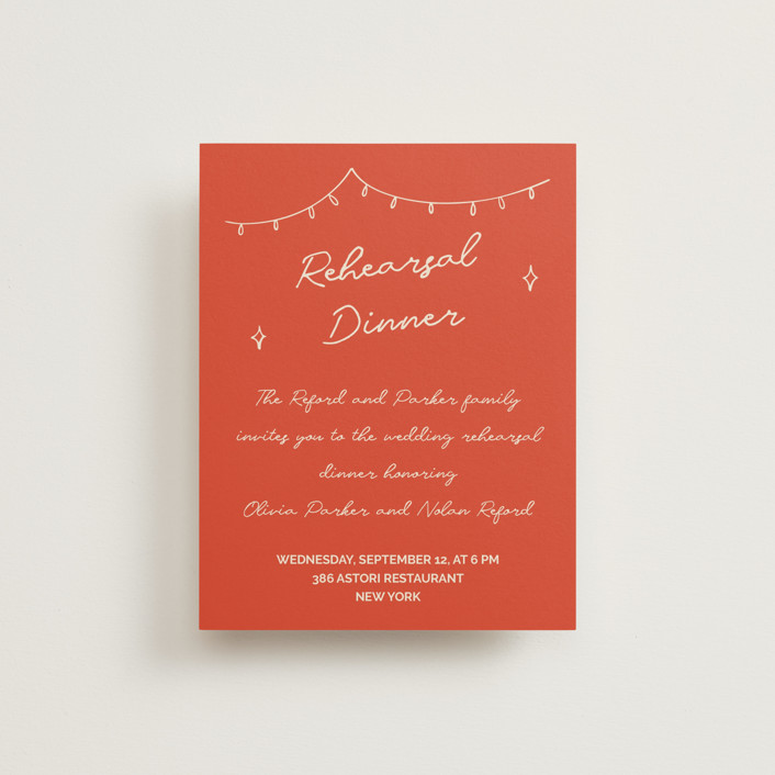 Party On! Rehearsal Dinner Cards by Zove Ahhh | Minted
