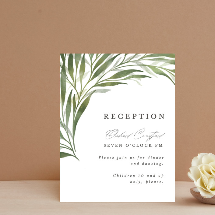Orchard Reception Cards by Erin L. Wilson | Minted