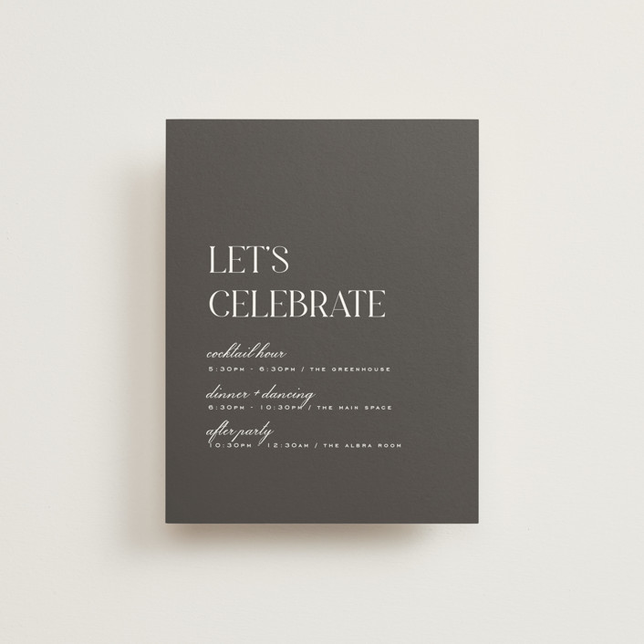 Clarity Reception Cards by Heather Cairl | Minted