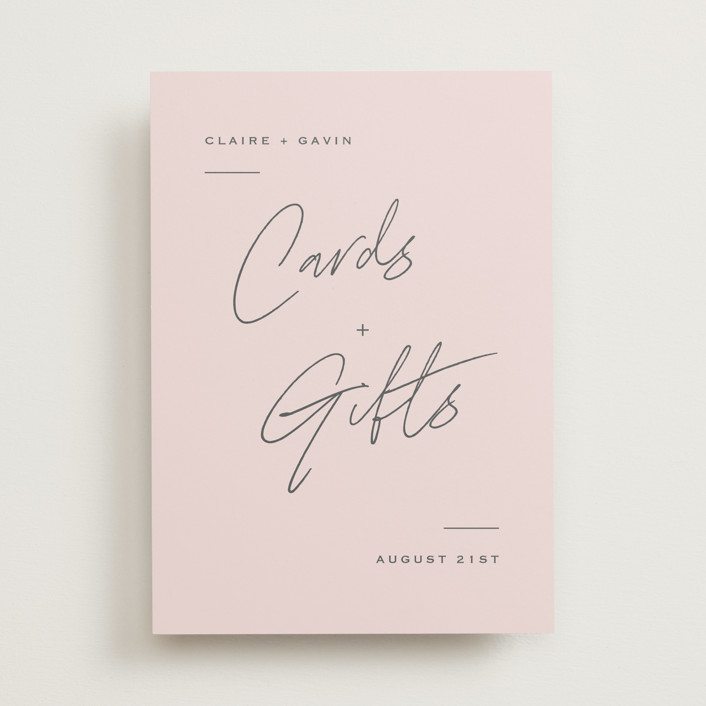 Chic Names Reception Signs by Carolyn MacLaren | Minted