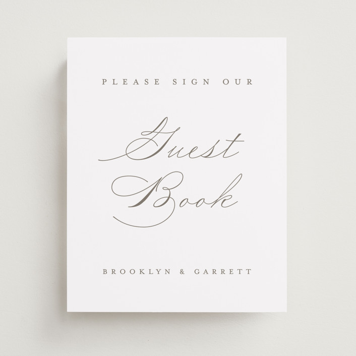 Overlapping Reception Signs by Amy Kross | Minted