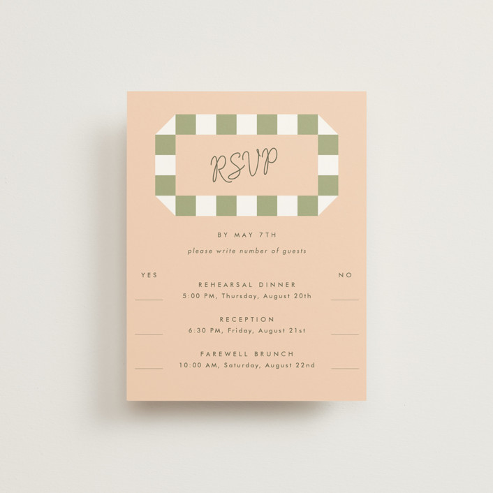 Boardwalk Multi-Event RSVP Cards by Baumbirdy | Minted