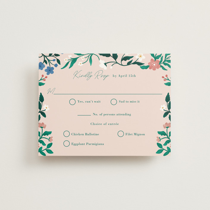 Le Jardin RSVP Cards by Elly | Minted