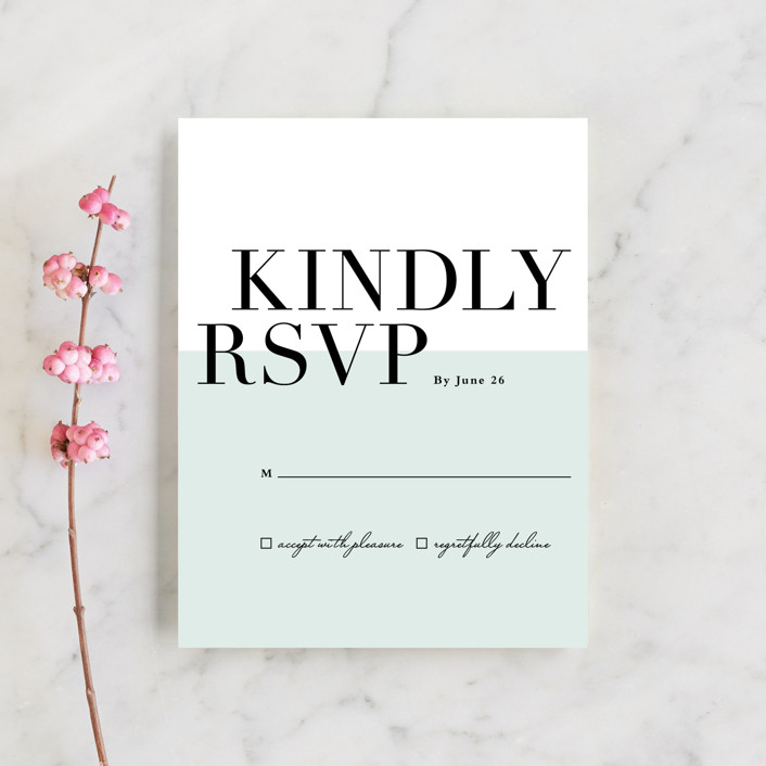 So Fresh RSVP Cards by Stacey Meacham | Minted