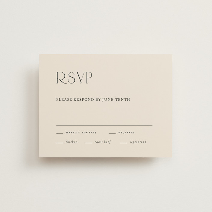 Edge RSVP Cards by Kelly Schmidt | Minted