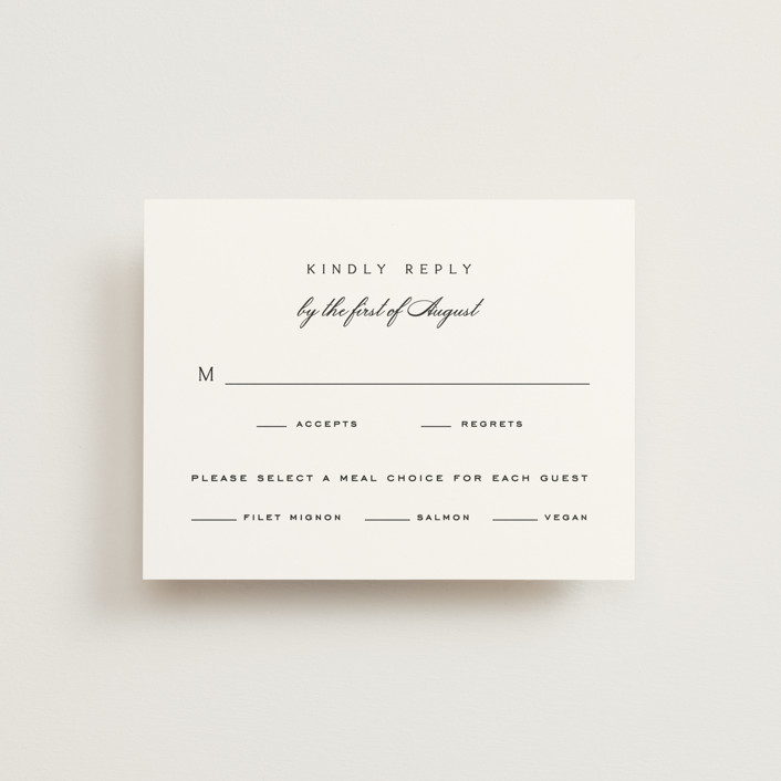 Aspen Knoll RSVP Cards by Amy Kross | Minted