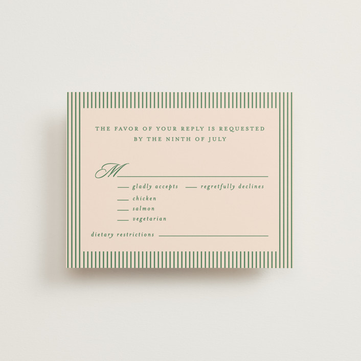 Scripted RSVP Cards by Creo Study | Minted