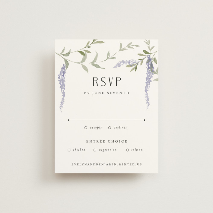 Enchanted Evening RSVP Cards by Design Lotus | Minted
