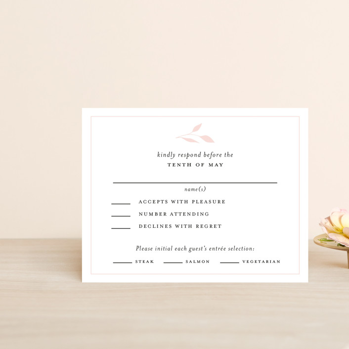 Emblem RSVP Cards by Kimberly FitzSimons | Minted
