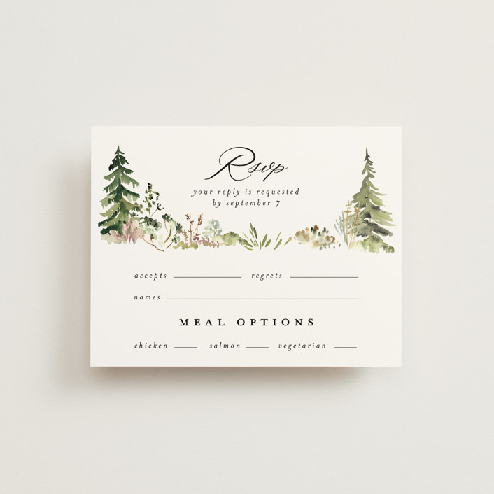Great Outdoors RSVP Cards by Petra Kern | Minted