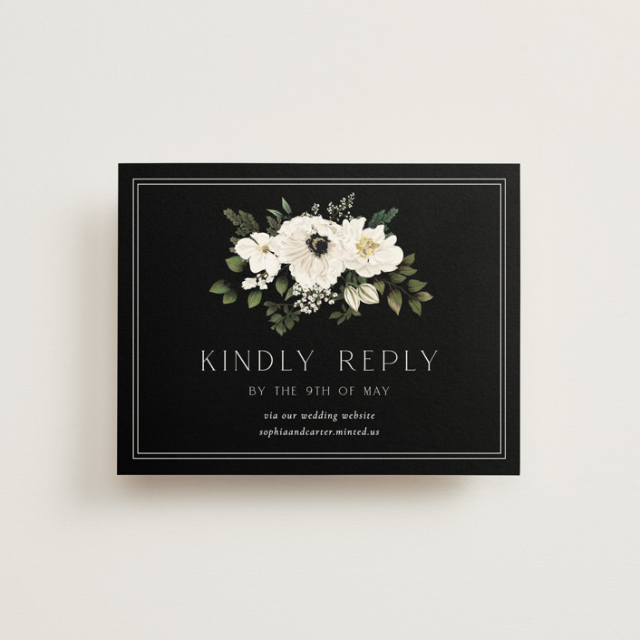 Botanical Love RSVP Online Enclosure Cards by Susan Moyal | Minted