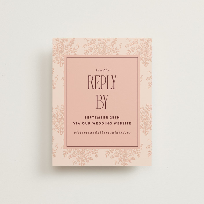 Museum RSVP Online Enclosure Cards by Nazia Hyder | Minted