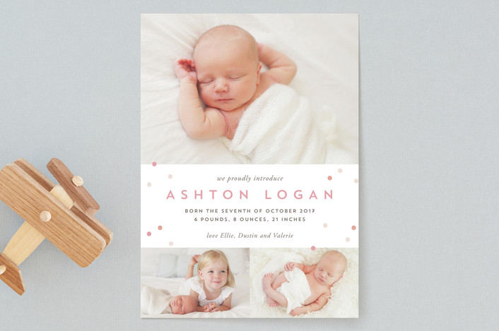 Hopscotch Birth Announcements by Carrie ONeal | Minted