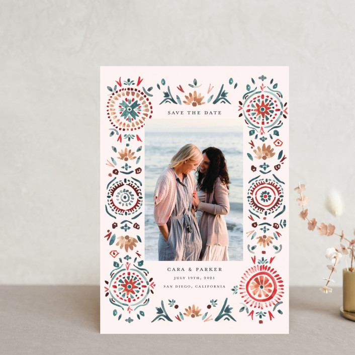 Boho Bright Save the Date Petite Cards by Morgan Ramberg | Minted