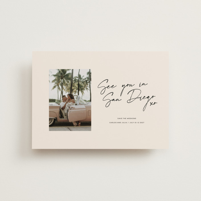 Heated Save the Date Petite Cards by Inkblot Design | Minted