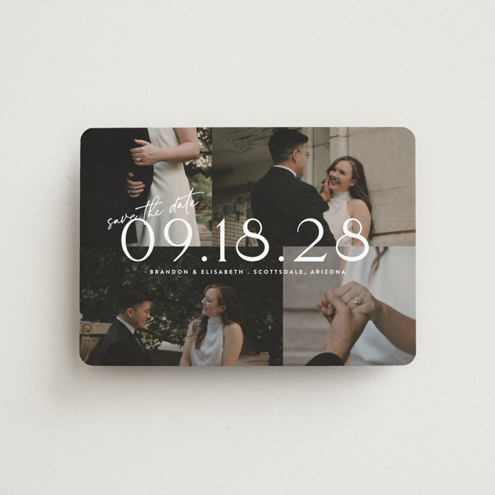 Love Snaps Save The Date Magnets by Cat Caudillo | Minted