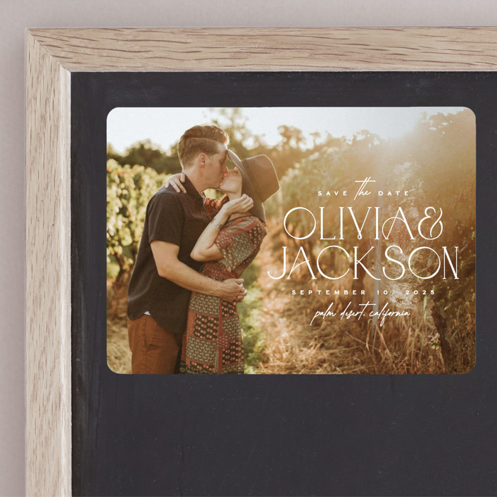 Sure Thing Save The Date Magnets by Owl and Toad | Minted