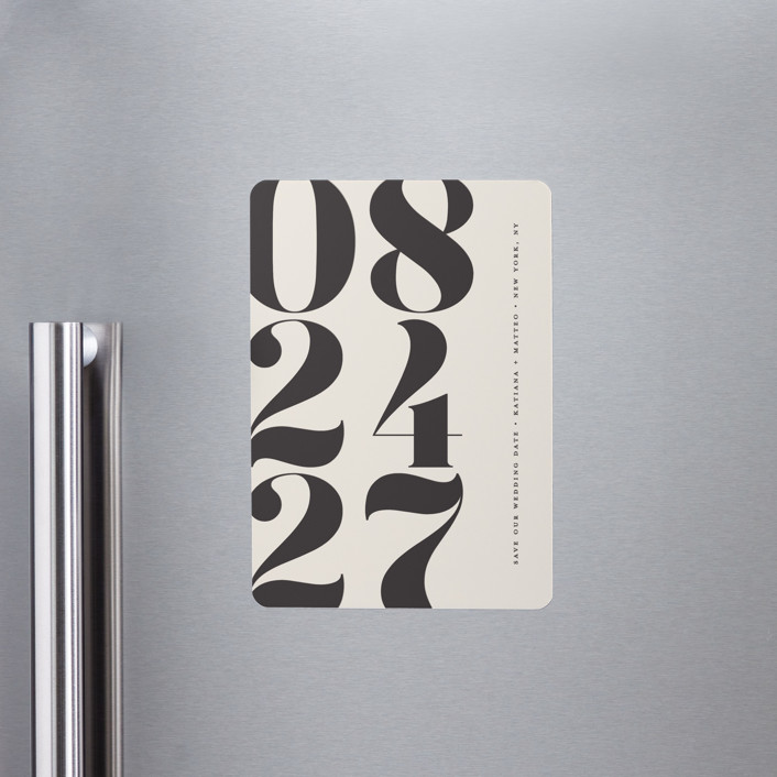 Mod Stack Save The Date Magnets by Erica Krystek | Minted