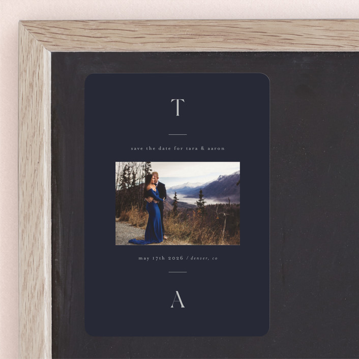 Wide Shot Save The Date Magnets by Heather Cairl | Minted