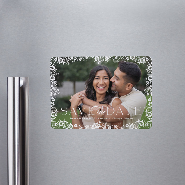 Meander Save The Date Magnets by Angela Marzuki | Minted