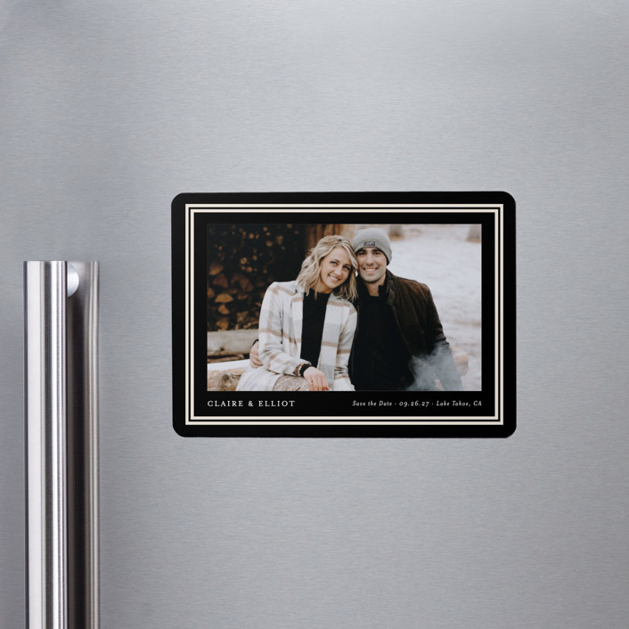 Preppy frame Save The Date Magnets by Carolyn MacLaren | Minted