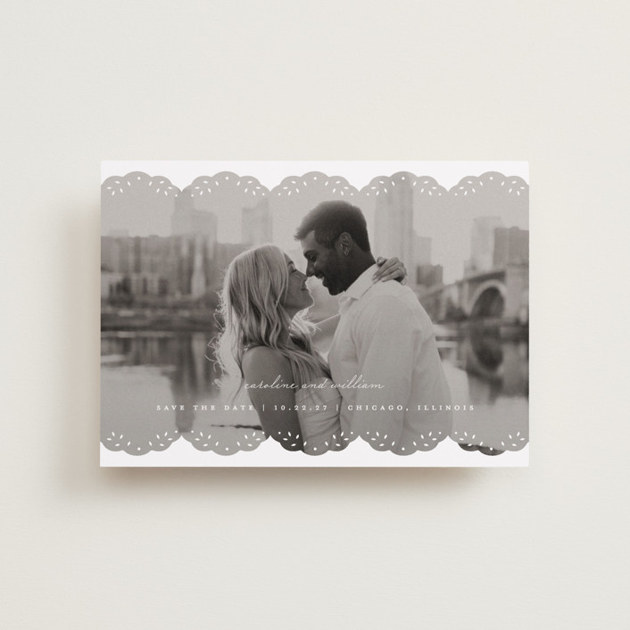 Luxe Lace Save The Date Postcards by Lauren Chism | Minted