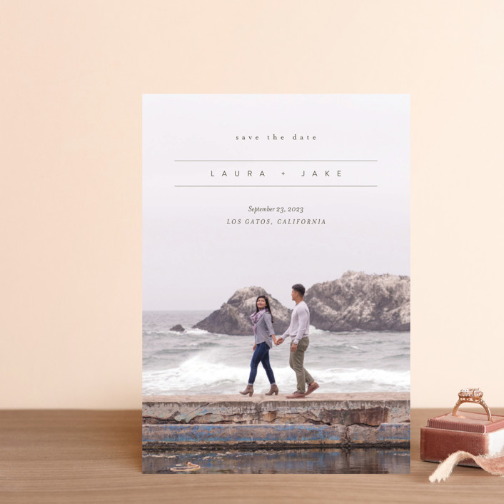 About Our Love Save The Date Postcards by Eric Clegg | Minted