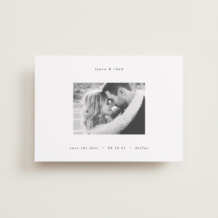 Understated Elegance Save The Date Postcards by AK Graphics | Minted