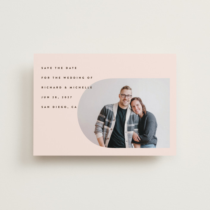 Minimalist Pop Save The Date Postcards by Katie Zimpel | Minted
