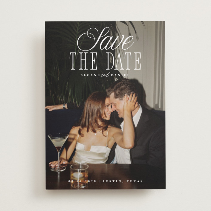 His & Hers Save The Date Cards by Maria Alou | Minted