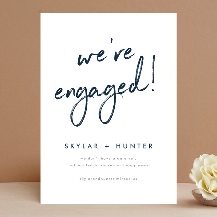 Funky Names Save The Date Cards by Phrosné Barwood | Minted