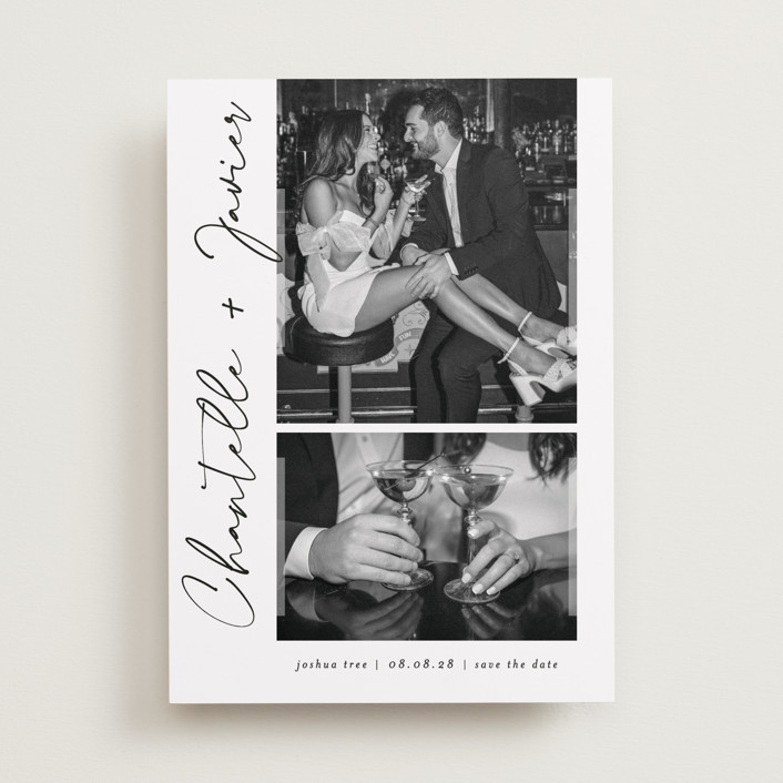 ink pen Save The Date Cards by Sarah Curry | Minted