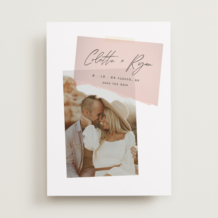 Keepsake Save The Date Cards by Morgan Kendall | Minted
