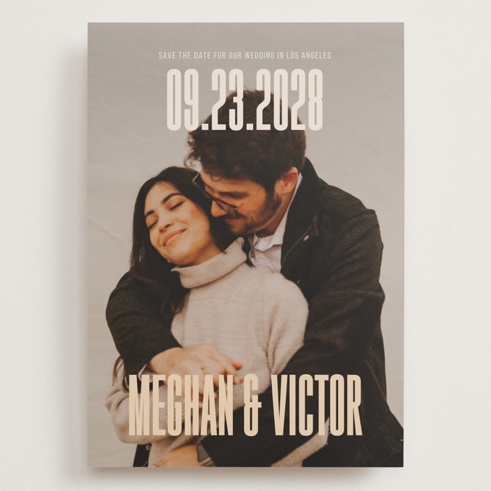 Ensemble Grand Save The Date Cards by letterfix | Minted