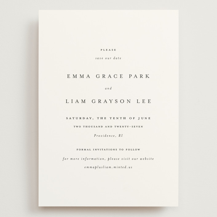 A Thousand Years Grand Save The Date Cards by Design Lotus | Minted